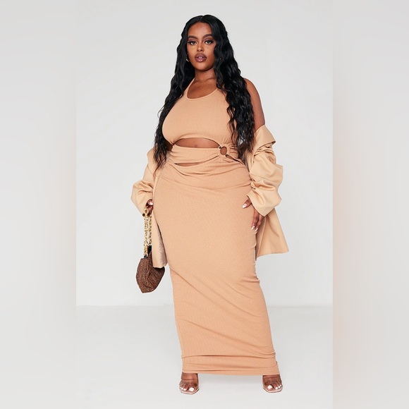 PrettyLittleThing | Dresses | Pretty Little Thing Plus Size Stone ...